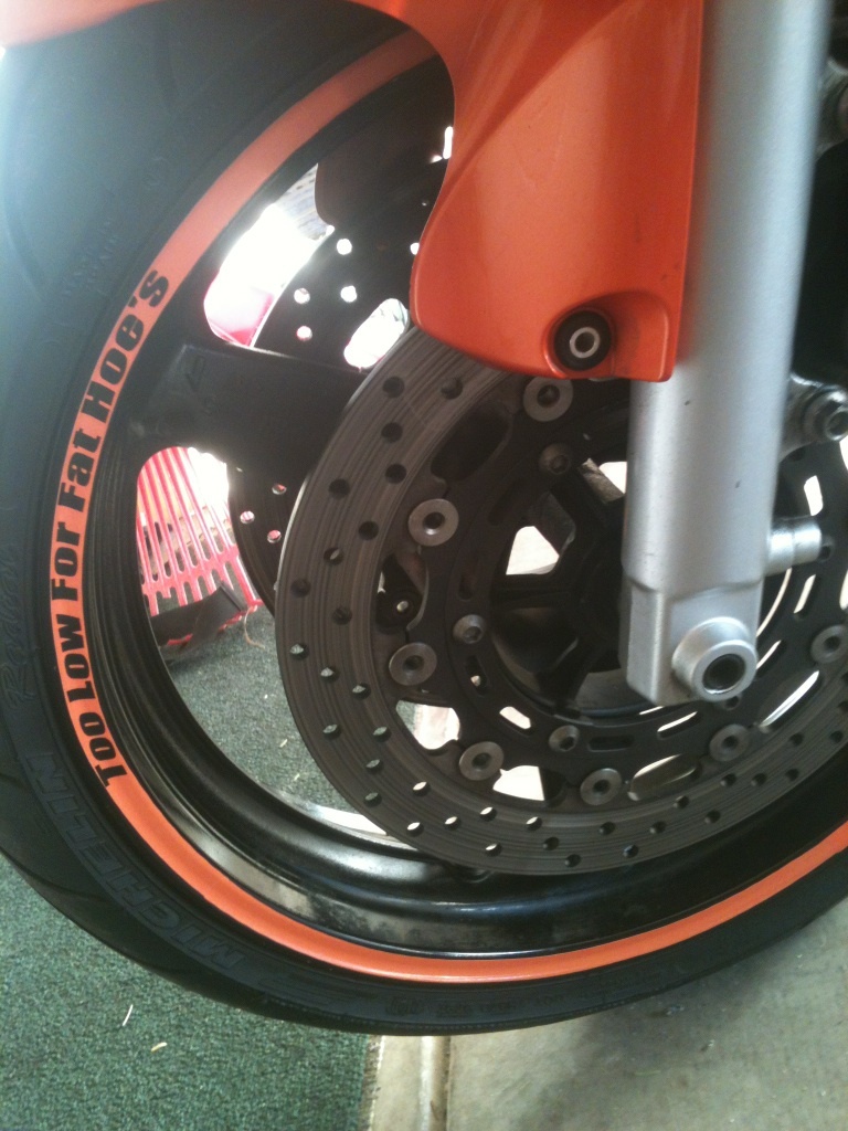 CUSTOM PRINTED RIM STRIPES WHEEL DECALS TAPE STICKERS YAMAHA YZF R1 R6 ...