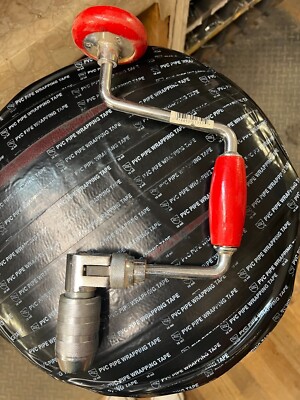 Vintage Manual hand drill wooden handle hand crank tool NEW!!! | eBay