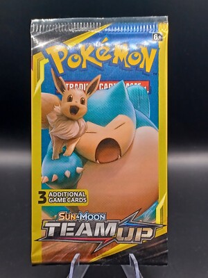 Pokémon TCG Team Up Mini Booster Pack (1 Pack-3 Cards) - Snorlax ...