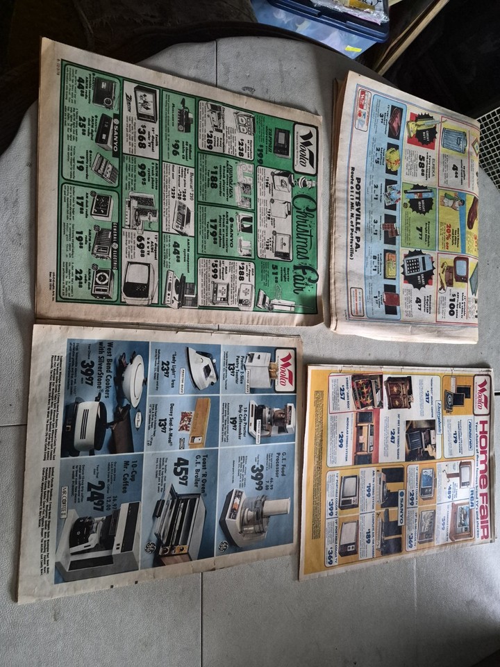 Lot Of 4 Vintage Woolco Store Newspaper Circular Flyer Advertisements ...