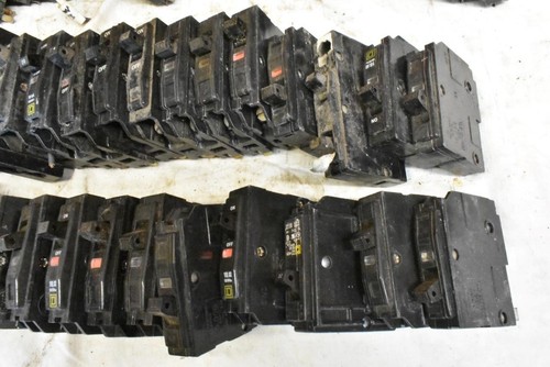 Lot of 48 Square D 15 & 20 Amp Electrical Breakers SWD | eBay