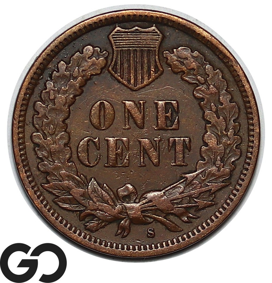 1908-S Indian Head Cent Penny, Key Date San Francisco Issue | eBay