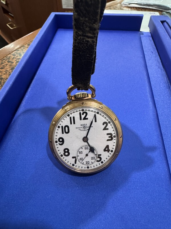 Vintage Ball pocket watch 21 jewel runs B643505 | eBay