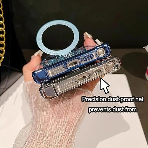 Anti-fall Phone Case with Invisible Ring Stand for Samsung Four Corner ...