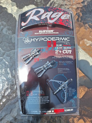 Rage R38200 Hypodermic NC Broadhead Crossbow 818322012669 | eBay