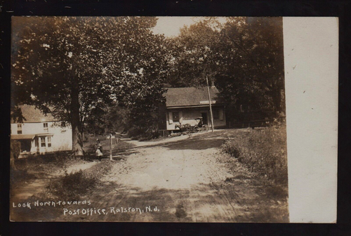 Ralston NEW JERSEY RPPC 1908 GENERAL STORE Post Office TINY TOWN nr ...