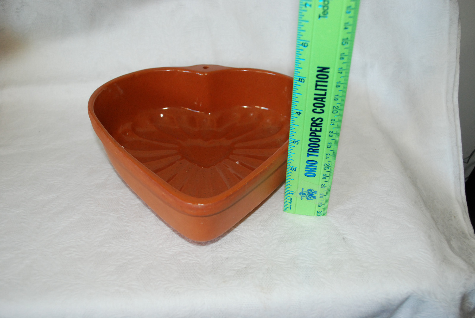TERRAWARE TERRA COTTA GOURMET JELLO MOLD 2 PT HEART SHAPE | eBay