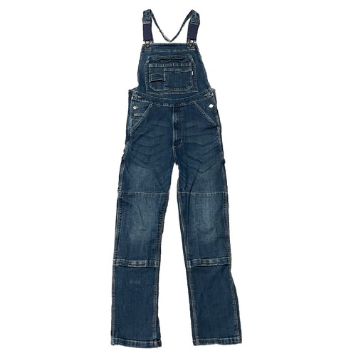 Berne Bibs Double Knee Overalls Men’s Blue Denim Work Pants Size 32x32 ...