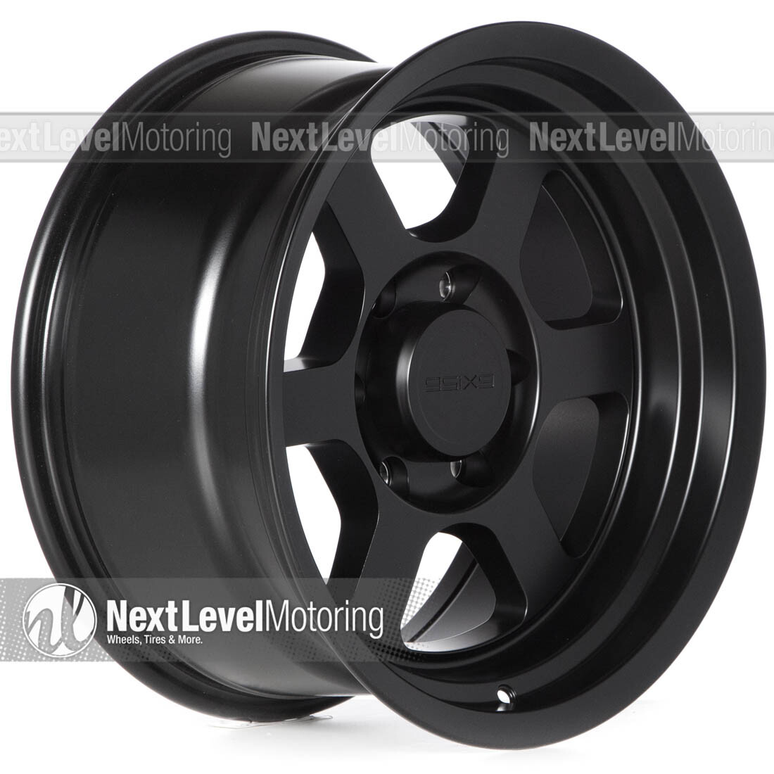 9SIX9 DEEP 17x8.5 6x139.7 -10mm MATTE BLACK TE37XT STYLE WHEELS FITS ...