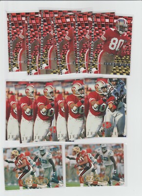 Jerry Rice 20 Card Lot, 1990's Fleer, Includes Inserts, NM-M, Nice ...