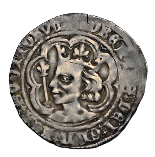 Scotland, Robert II, silver groat, phase II, Perth mint, c. 1371-90 AD ...