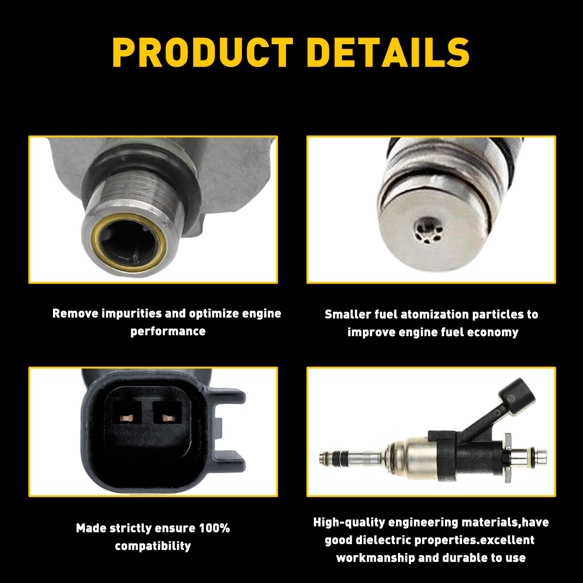 Set(8) Fuel Injectors For 2014-18 Chevrolet Silverado 1500 GMC ...