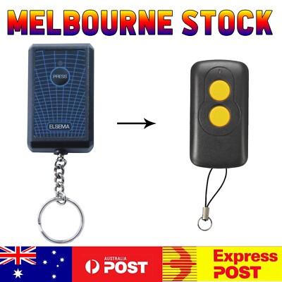 Elsema key 301 27.145MHz FMT201/301/401 Compatible Garage Remote 12 Dip ...