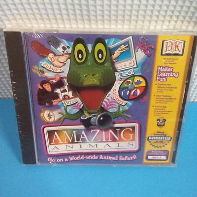 Amazing Animals PC CD Rom DK Interactive Learning Ages 5-9 New | eBay