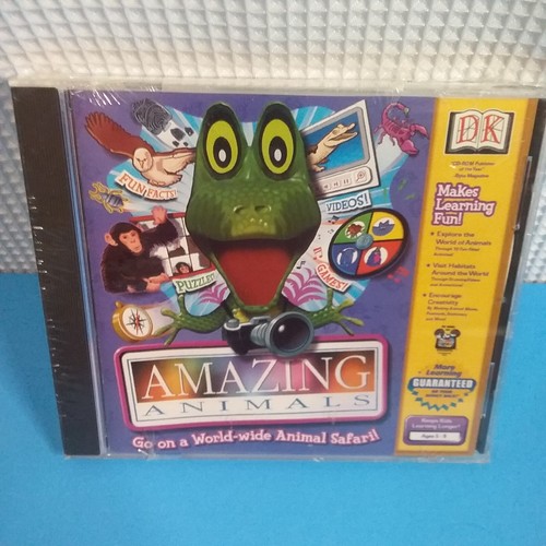 Amazing Animals PC CD Rom DK Interactive Learning Ages 5-9 New | eBay
