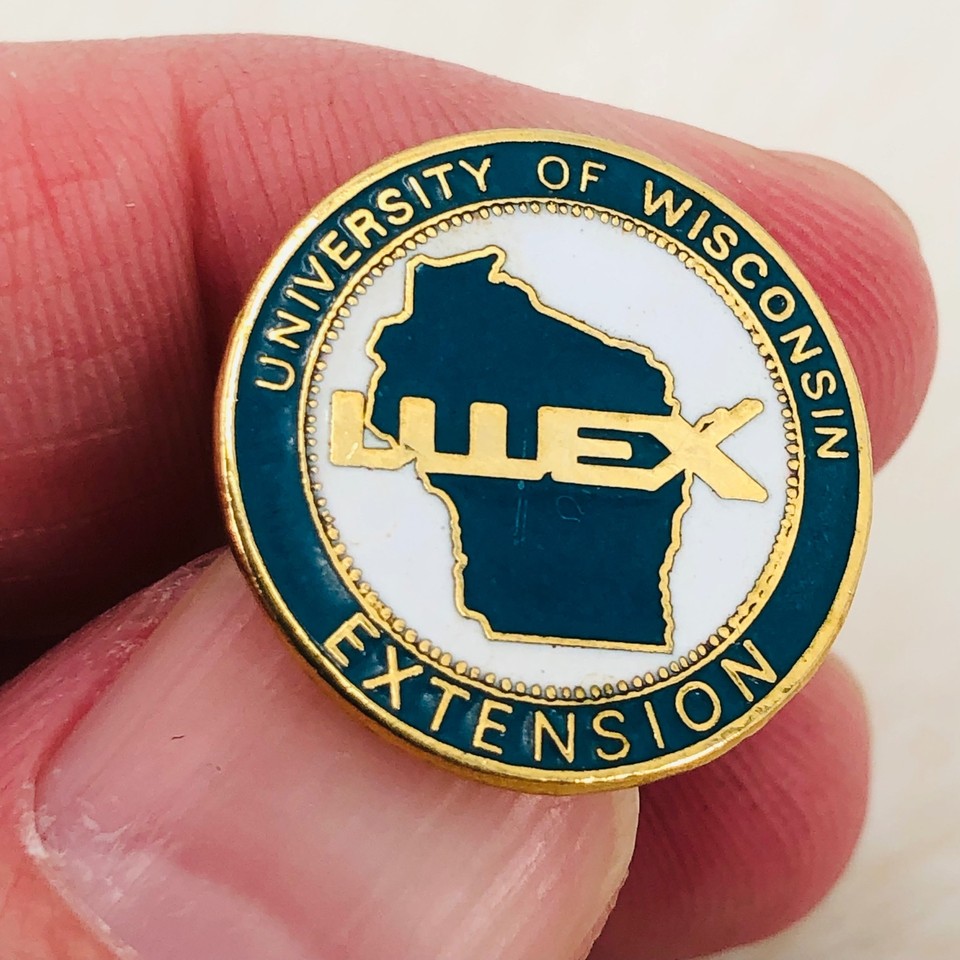 University of Wisconsin Extension UWEX Enamel Lapel Pin Tie Tack | eBay