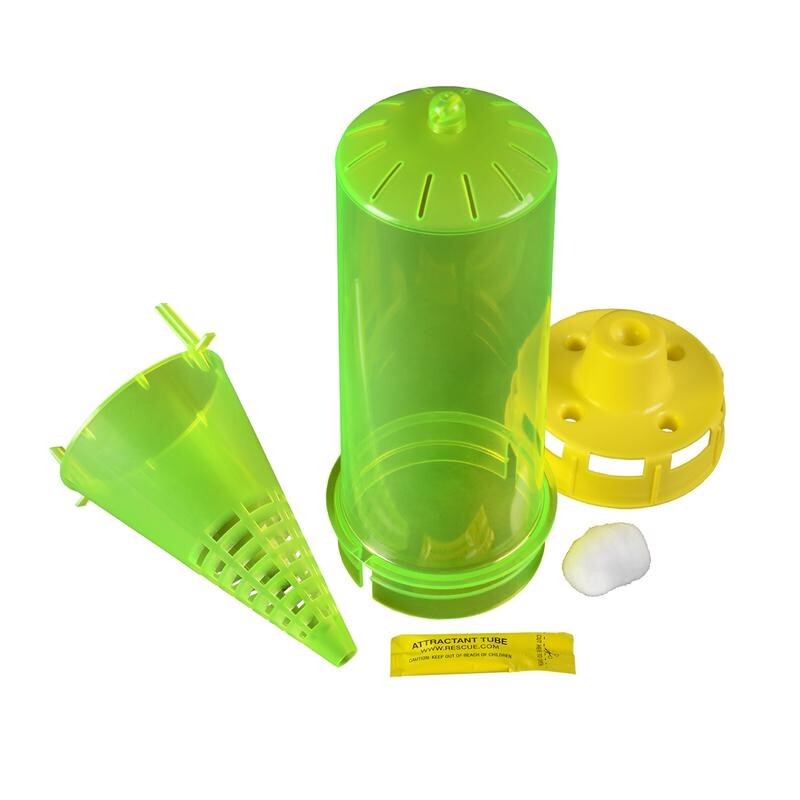 RESCUE Reusable Yellow Jacket Clear Plastic Outdoor Dual Chamber ...