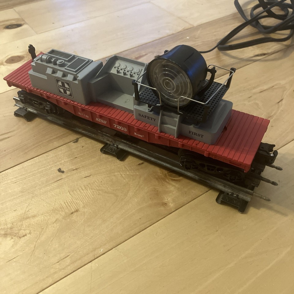 K-LINE OPERATING SEARCHLIGHT TRAIN CAR K-7203 O/27 GAUGE NOS | eBay