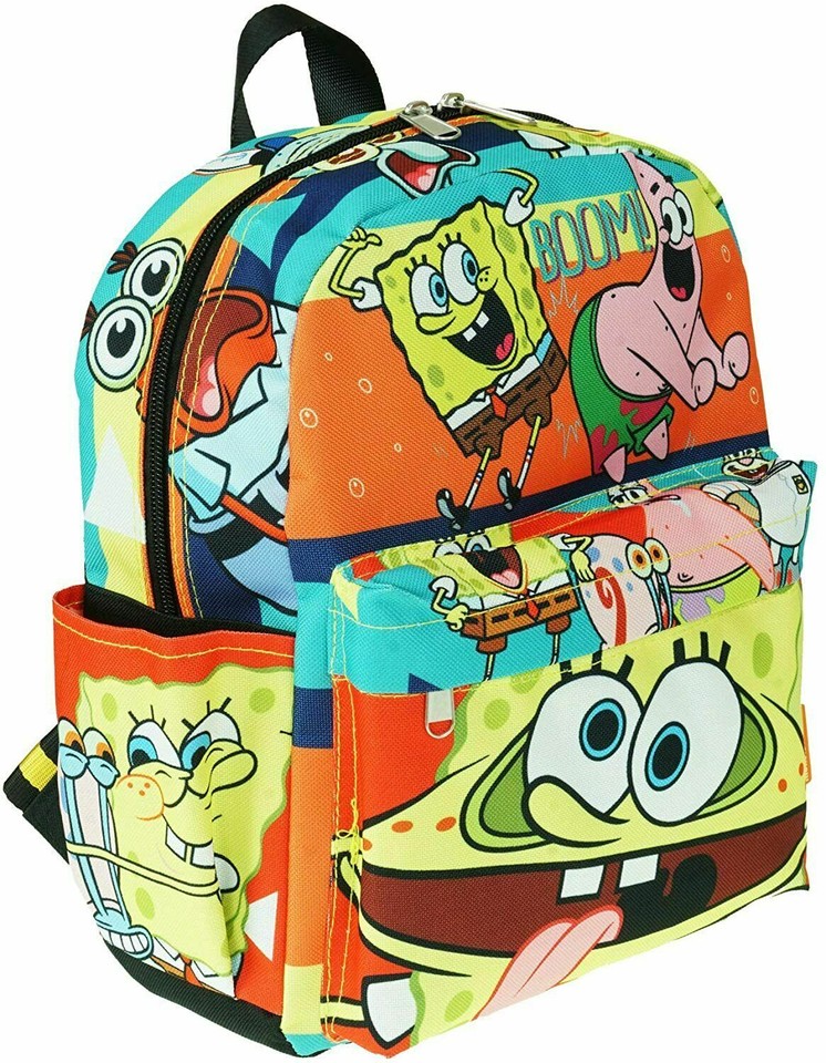 SpongeBob Squarepants Big Mouth 12" Deluxe Oversize Print Daypack ...