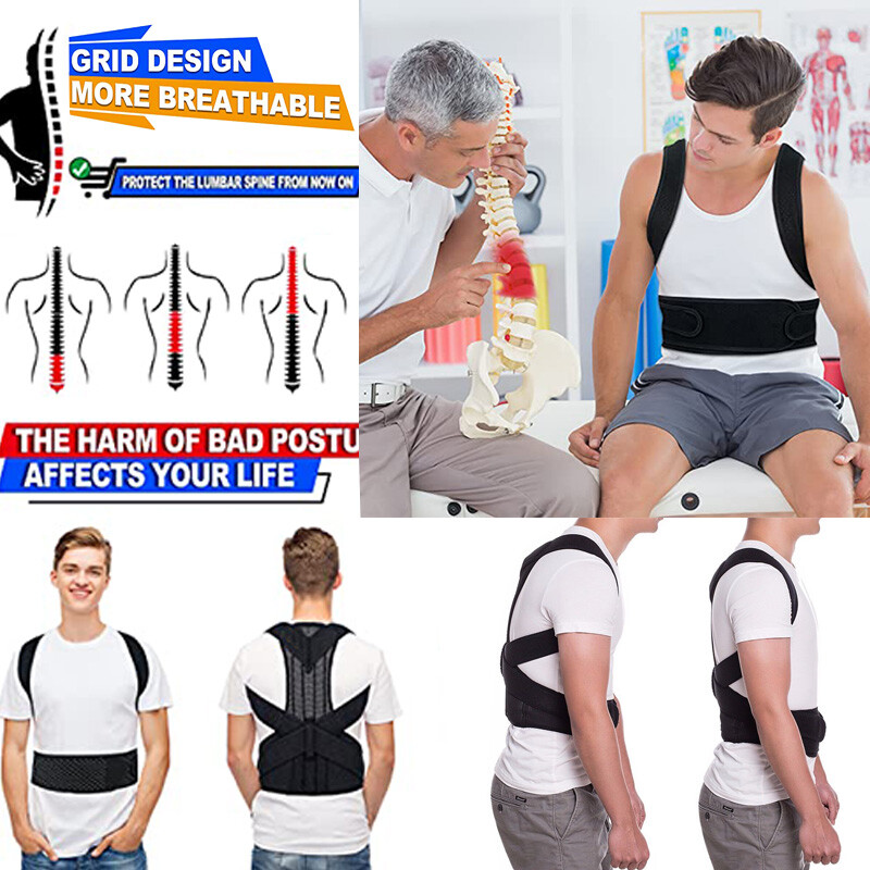 Lightweight and Breathable Back Support and Scoliosis Back Brace for ...