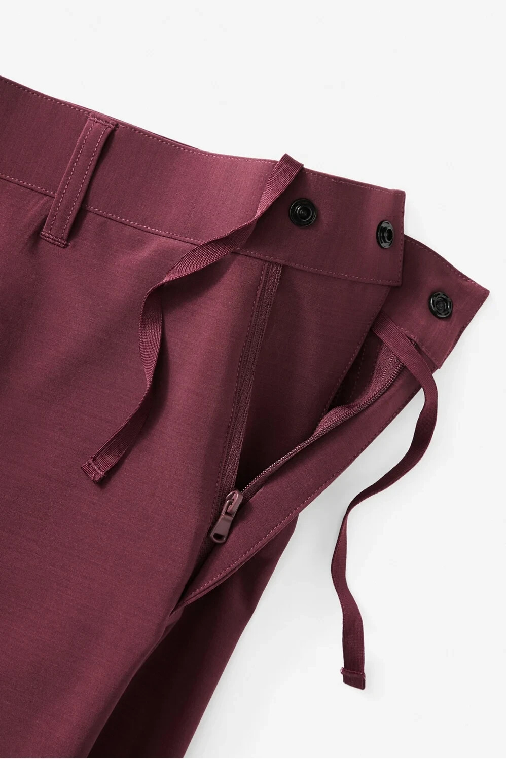 Fabletics Men's Pants The Only Pant Med Stretchy Water-Resistant Merlot ...