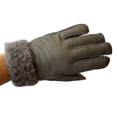FUR REAL GENUINE SHEEPSKIN SHEARLING LEATHER GLOVES S-2XL | eBay