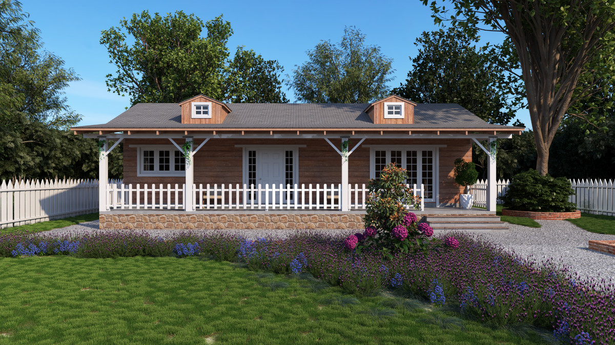 Simple American Style Houses