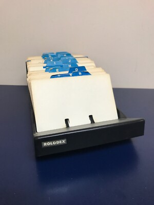 Rolodex & Business Card Files - Business Card File Organizer