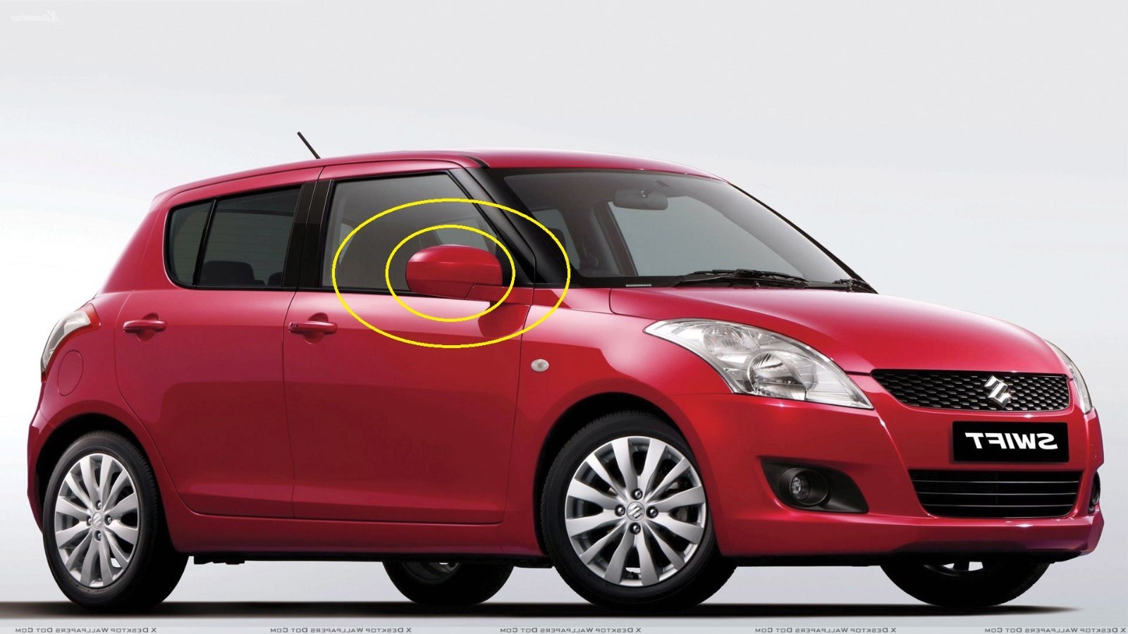 NEW Suzuki SWIFT Wing Mirror Back Cover Cap RIGHT DRIVER 84718-68L00 ...