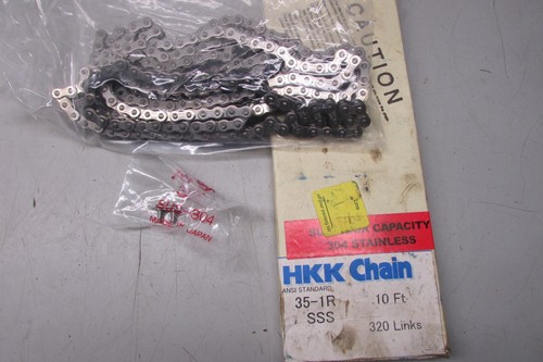 HKK Chain 35-1R SSS 10' 304ss 320 links w/ Connector link | eBay