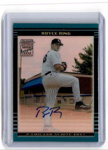 2002 Bowman Chrome Refractor Auto Royce Ring RC Auto New York Mets # ...