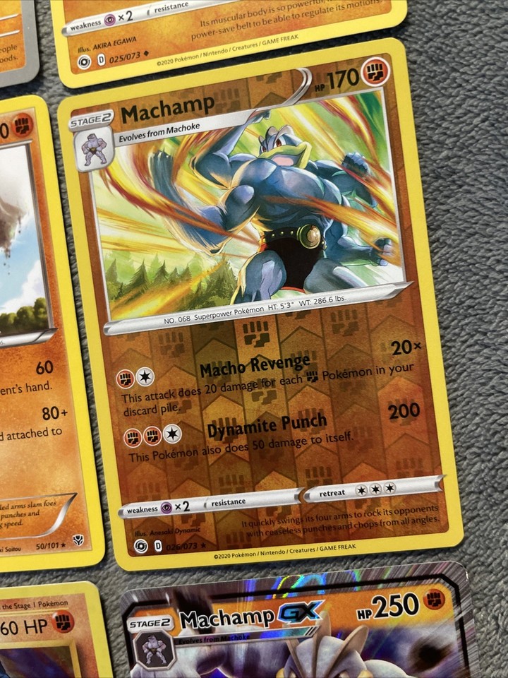 Machop Machoke Machamp Lot PSA 10 XY108 + Rare Holos & Rev Holos ...