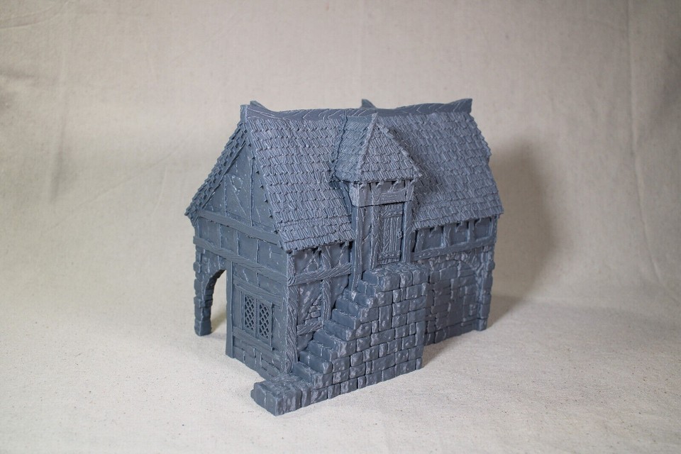 Tabletop Terrain Prison Barracks Guard House Dnd RPG wargame skirmish ...