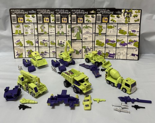 Devastator Transformers G1 Complete With Cards ** Read Description** | eBay
