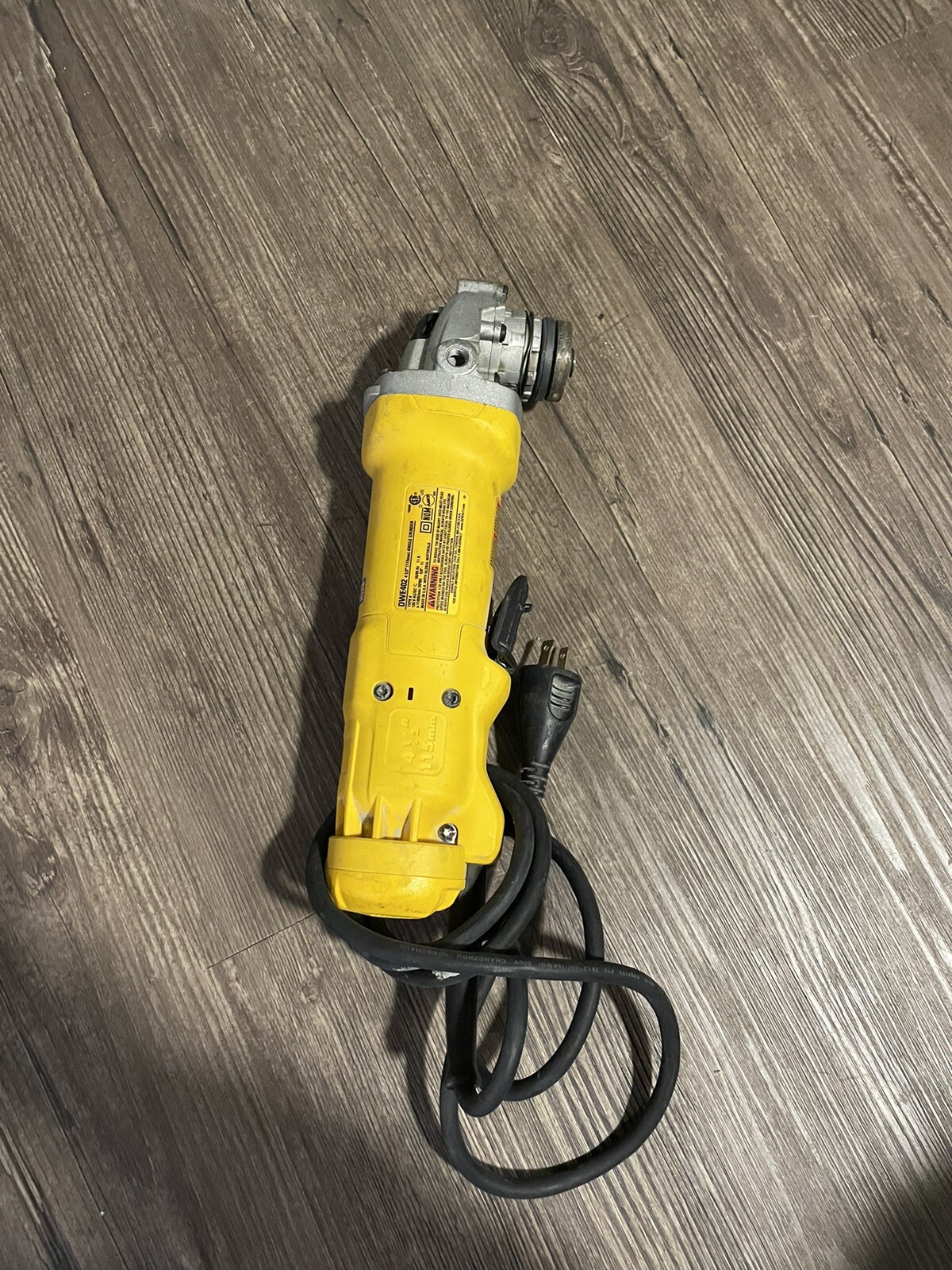 DEWALT DWE402N 120V 4-1/2" Corded Angle Grinder - Yellow (Body Only) | eBay