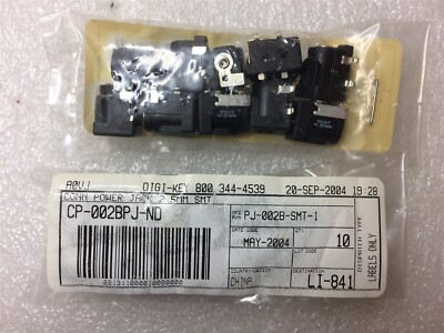 PJ-002B-SMT-1 CUI INC CONN PWR JACK 2.5X5.5MM SOLDER 20 PIECES | eBay