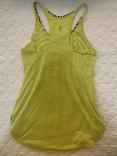 Lululemon Flowy Tank Top Neon Yellow Size 6-8 | eBay