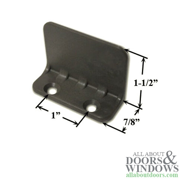 Pella Sliding Door Stop Guide Brown Metal Sliding Door Stop DCS DFS ...