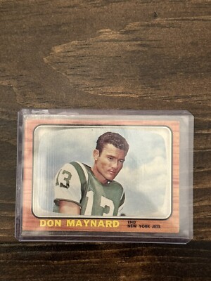 1966 Topps Don Maynard #95 - New York Jets - Vintage HOF VG+ | eBay