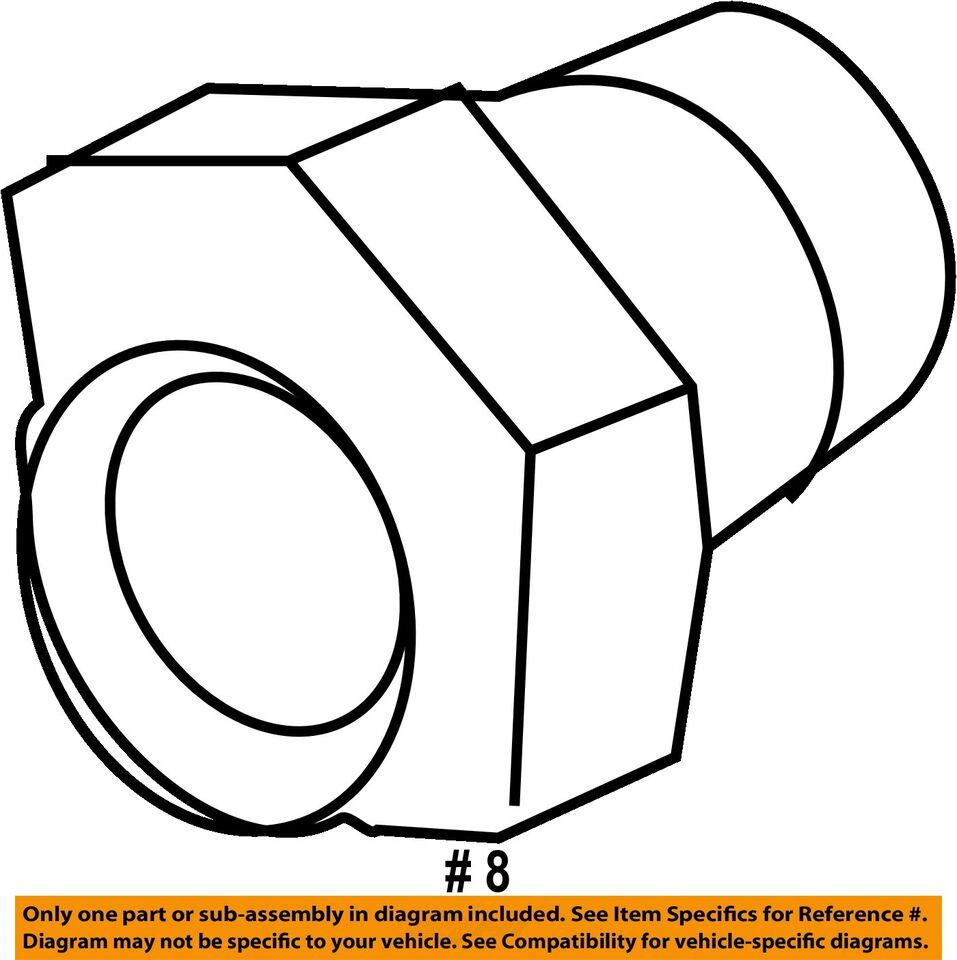 GM OEM 16-24 CT5 Turbocharger Components-Oil Outlet Tube Connector ...