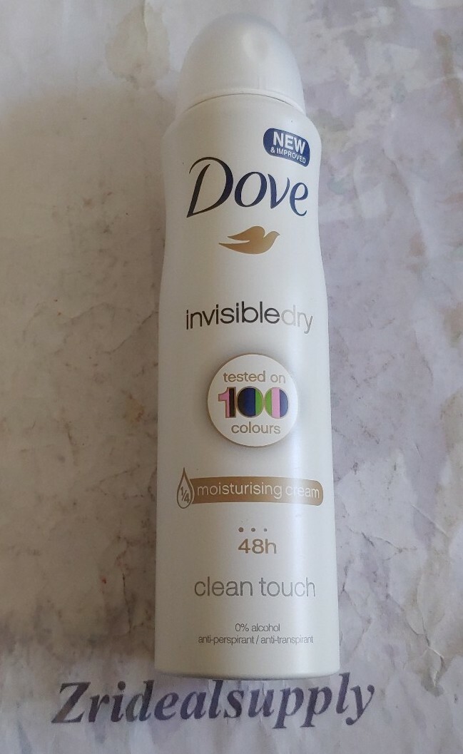 Dove Body Spray Antiperspirant Invisible Dry Clean Touch 150 ml 48h | eBay