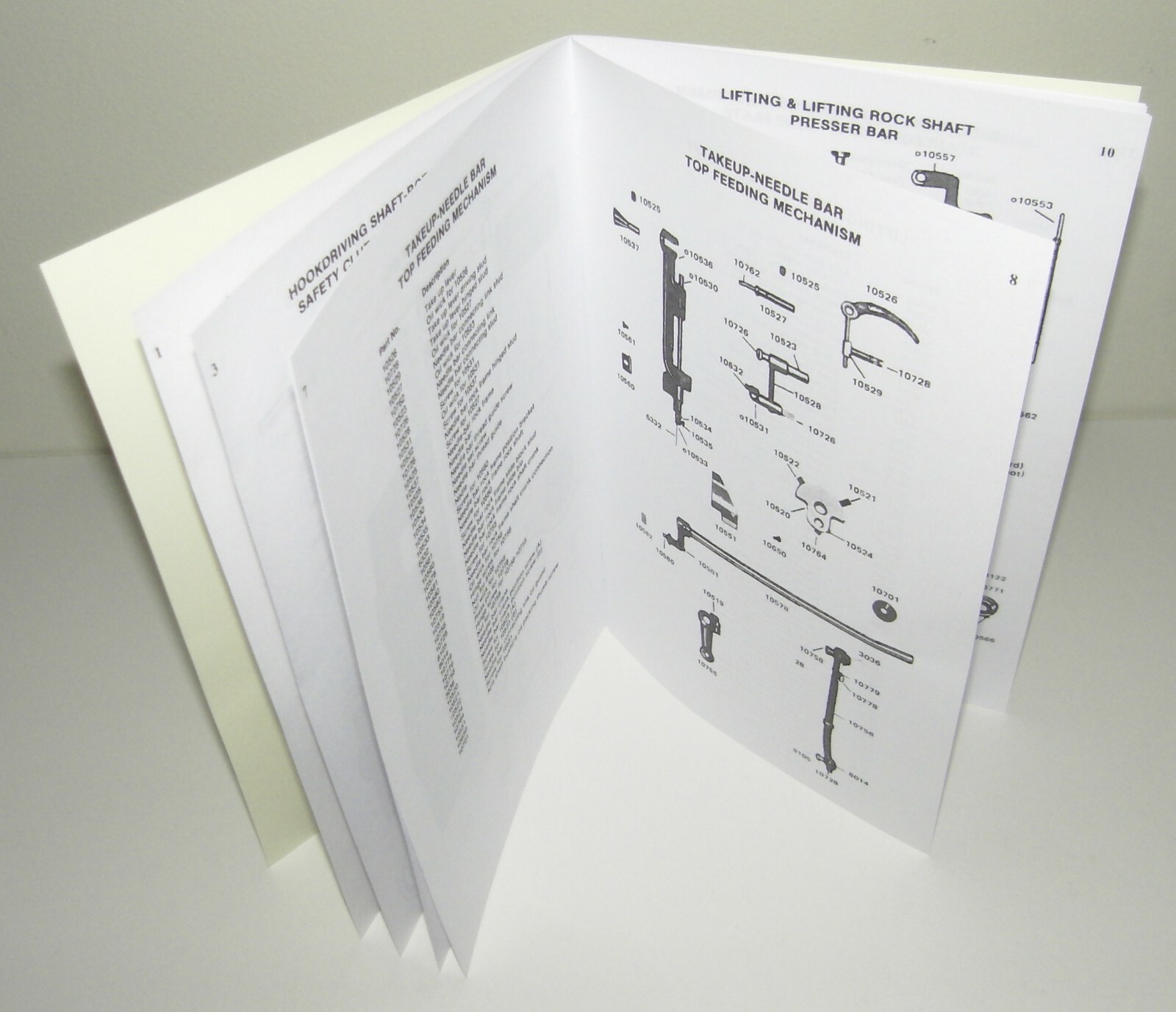 Consew 224 224R-1 225 226 226R-1 Parts Manual Reproduction | eBay