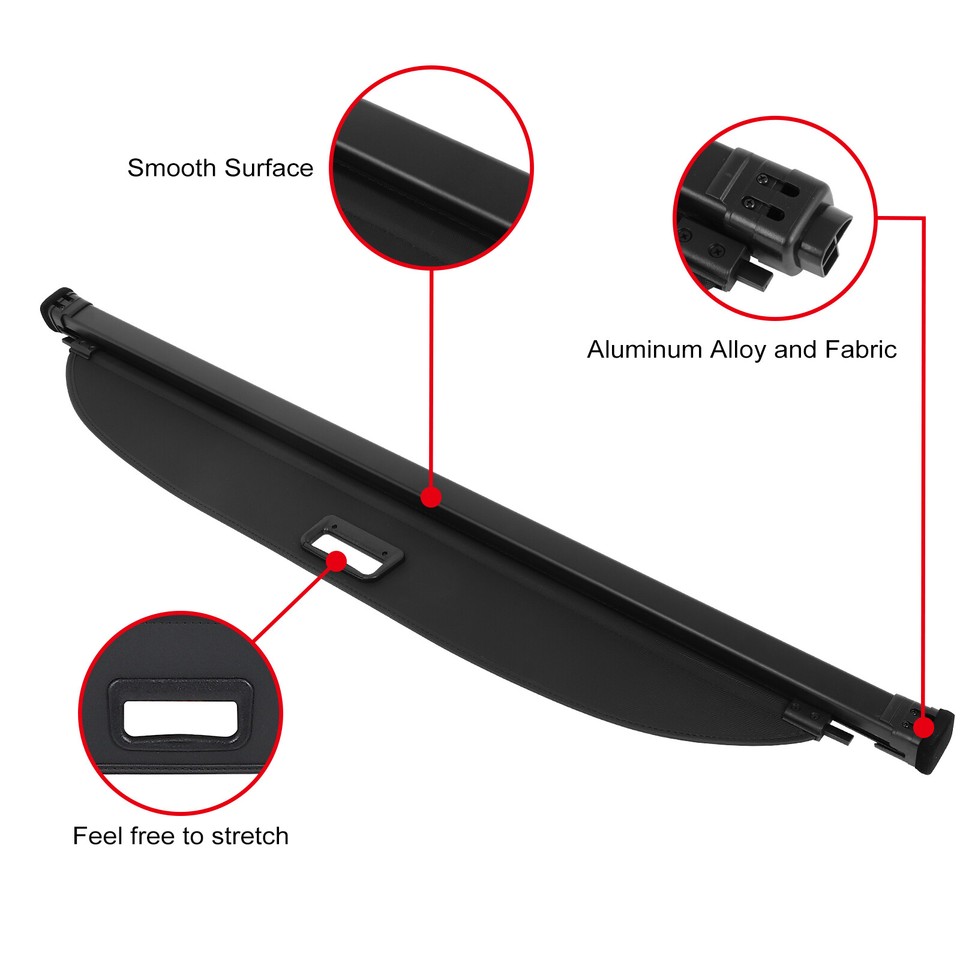 Retractable Rear Trunk Cargo Cover For 2020-2024 Mercedes-Benz GLS450 ...