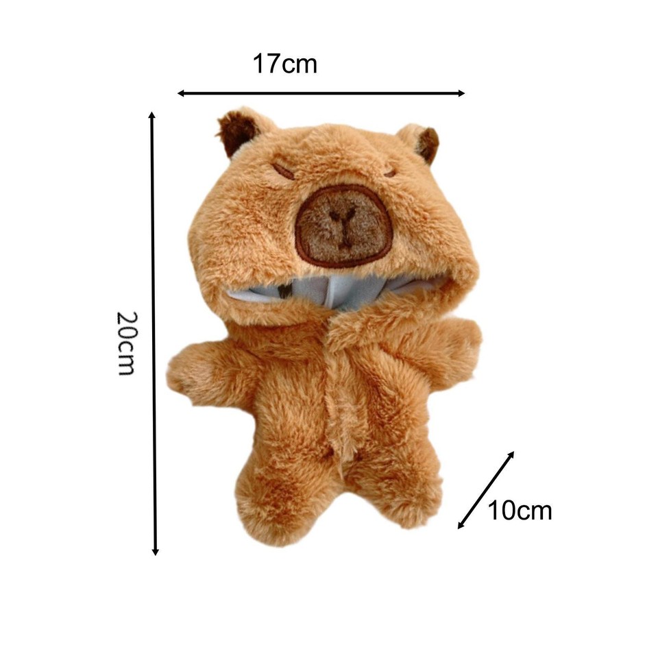 Plush Doll Rompers Dolls Accessories for Kids Capybara Pajamas for 20cm ...