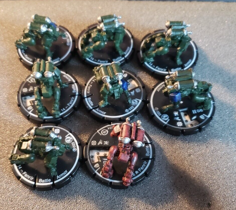 8X MechWarrior Fire For Effect Fenrir Battle Armor BattleTech (DS1D3 ...