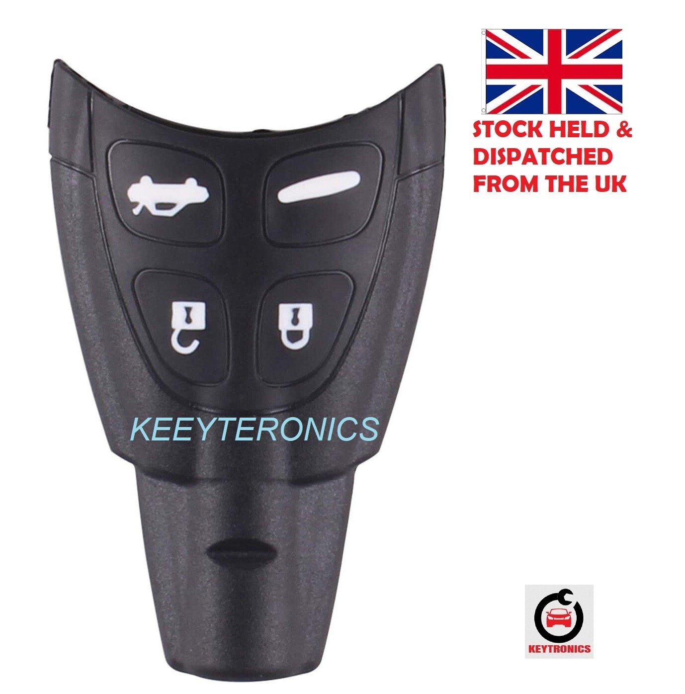 For SAAB 4 Button Replacement Remote Smart KEY FOB For 93 95 9-3 9-5 ...