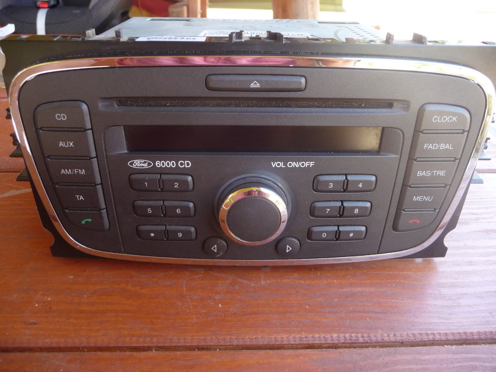 Autoradio 6000 CD Ford Focus II SINGLE CD-KW2000 MIT CODE 7M5T-18C815 ...