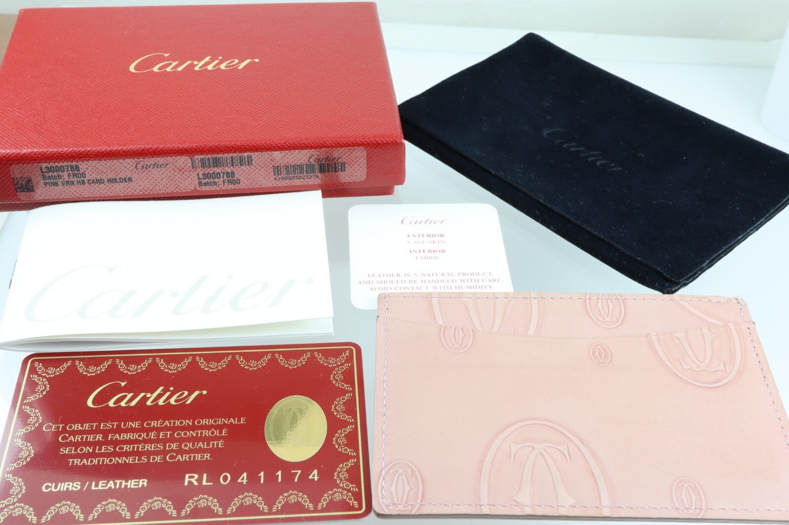 Cartier Happy Birthday Patent Leather Card Holder Cas… - Gem