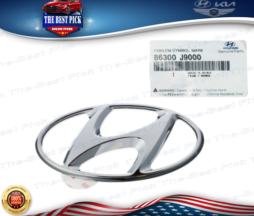 ⭐GENUINE⭐ REAR Trunk Lift Gate Emblem *H* For Hyundai Kona 2018-2022 ...
