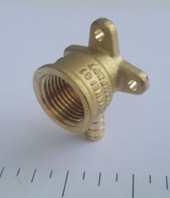 25 PC 3/8" PEX X 1/2" FEMALE NPT THREADED DROP EAR ELBOW CRIMP FITTING ...